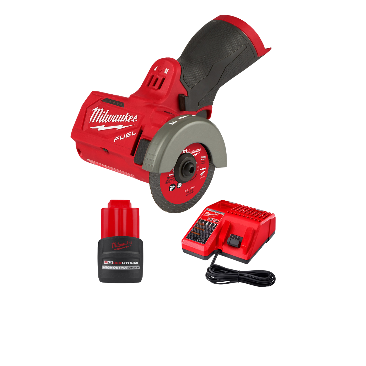 Kit Cortadora Compacta Milwaukee 2522-21 M12 Fuel - CasaTool